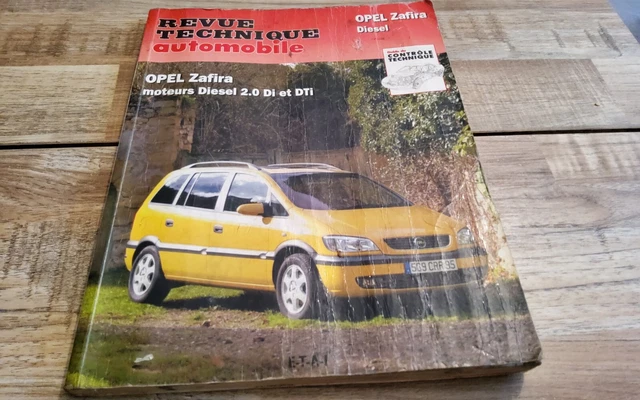 REVUE TECHNIQUE OPEL zafira 2.0 di et dti diesel 2001 EUR 8,99 ...