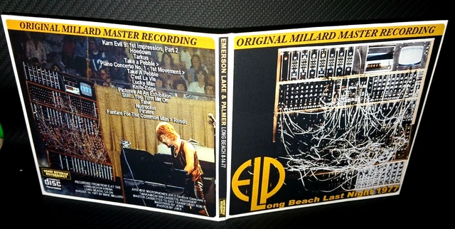 EMERSON LAKE & Palmer Long Beach 8-14-77 Gate Fold 2CD Package NEW £13. ...