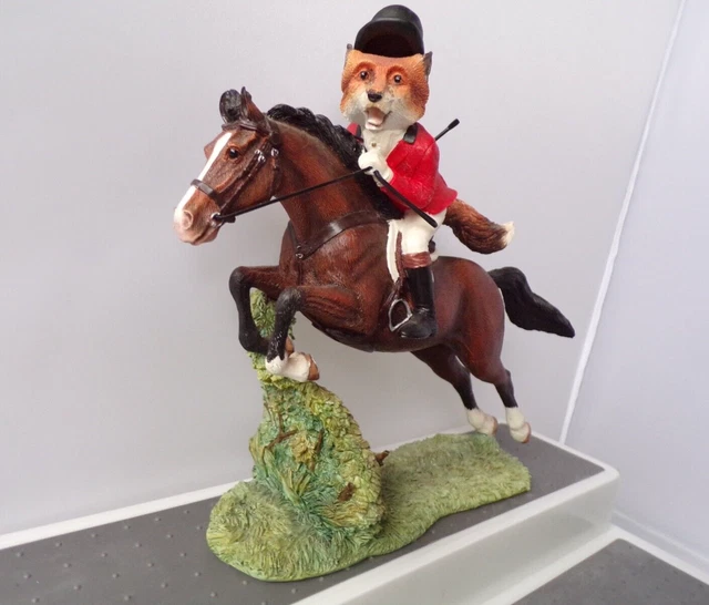 BORDER FINE ARTS Reynard Estate Tally Ho Sir Rupert Fox Figure Figurine ...