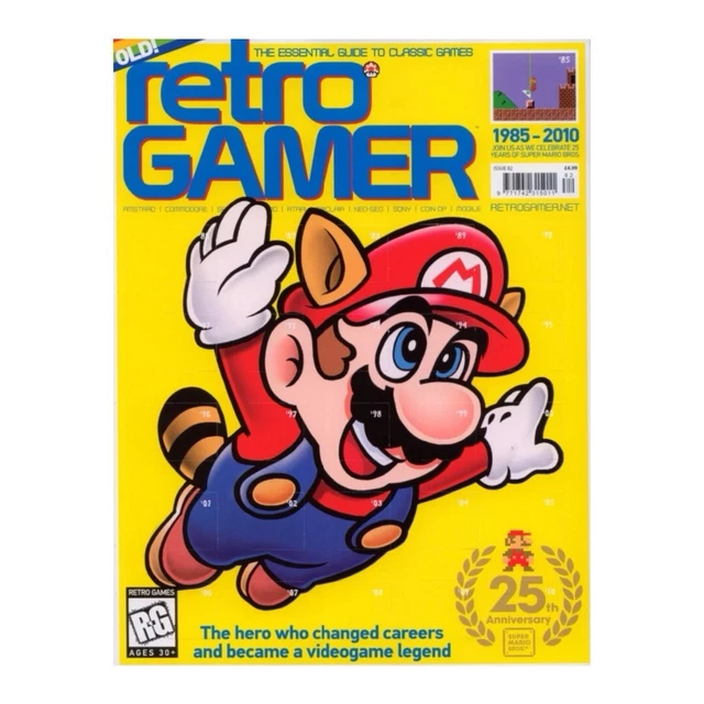 ISSUE 82 RETRO Gamer Magazine 25Th Anniversary Super Mario Bros - Pre ...