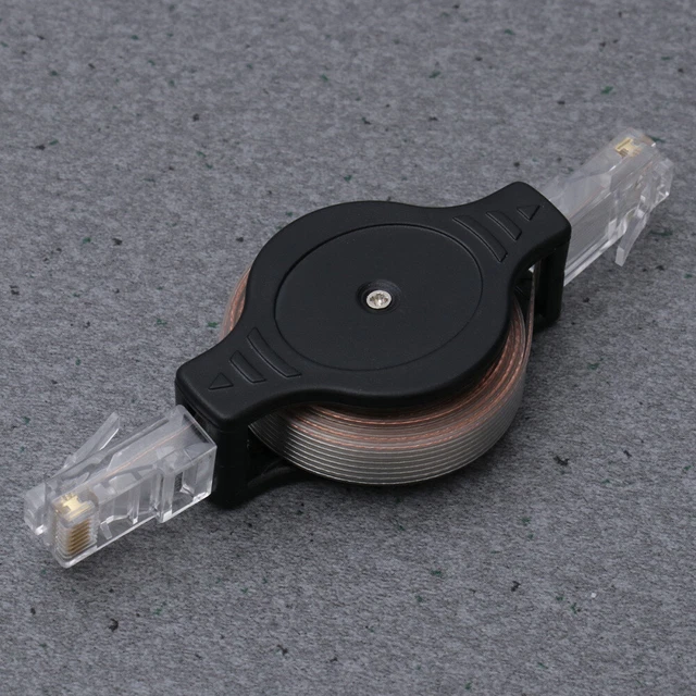 CÂBLE ETHERNET RÉTRACTABLE Internet Télescopique Cable Electrique ...