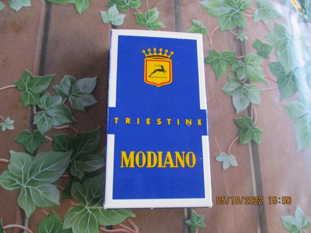 CARTE TRIESTINE plastificate INCELLOFANATe! MODIANOn 88/25 VINTAGE ...