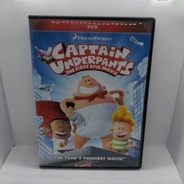 CAPTAIN UNDERPANTS: THE First Epic Movie (DVD, 2017) BP1 $10.88 ...