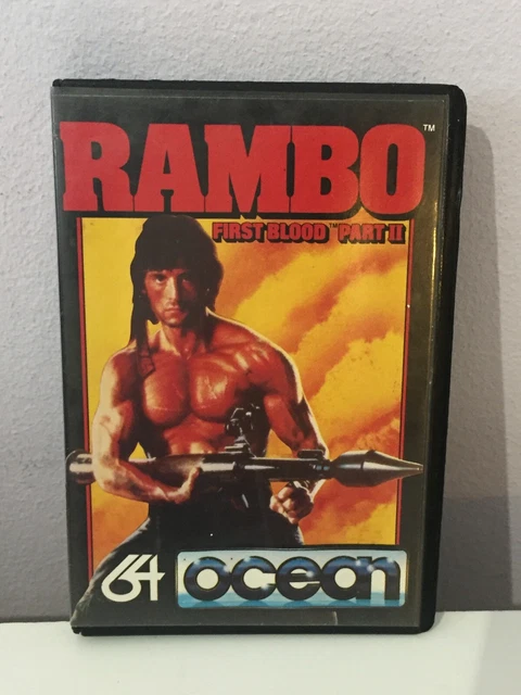 RAMBO FIRST BLOOD Part II 2 - Commodore 64 C64 - Ocean £9.99 - PicClick UK
