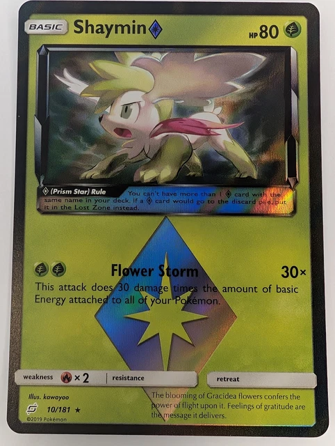 SHAYMIN PRISM STAR Prism Rare SM - Team Up 10/181 NM $1.00 - PicClick AU