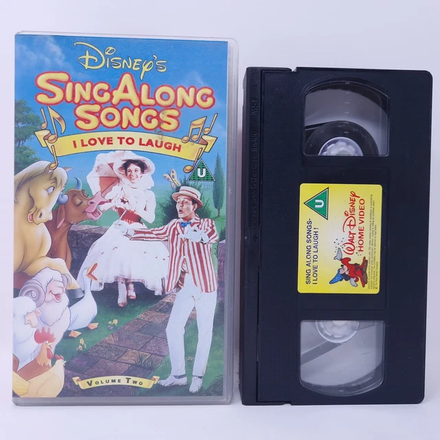 SING ALONG SONGS I love To Laugh | Volume Two 2 | 1994 VHS Disney Video ...