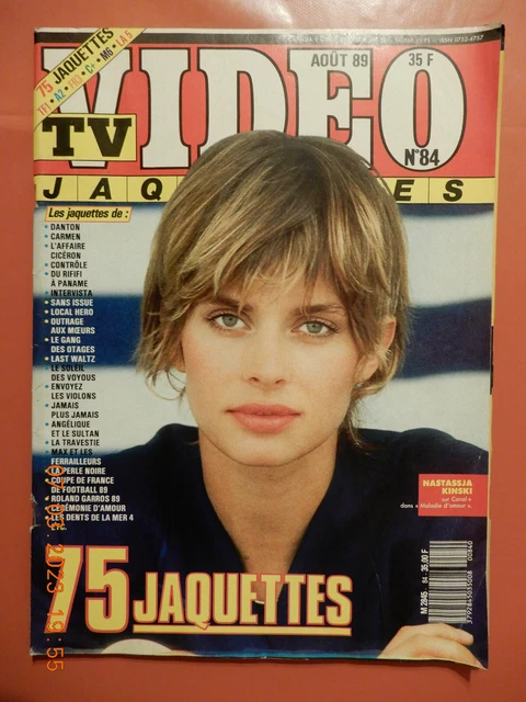 MAG TV VIDÉO jaquettes VHS n° 84 nastassja kinski POSTER la cherie de ...
