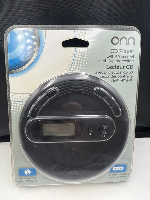 ONN PORTABLE CD Player With LCD Display Digital Factory Sealed New $40. ...