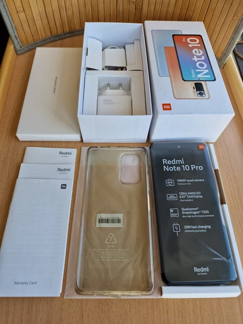 XIAOMI REDMI NOTE10 Pro 8GB Ram 128GB Rom Onyx Grey Dual SIM Smartphone Unlocked £129.99 ...