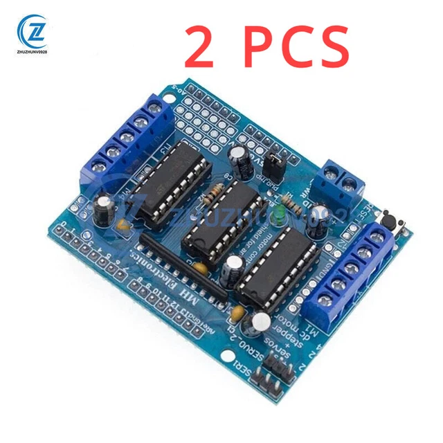 2PCS L293D MOTOR Drive Expansion Board Motor Control Shield for Arduino ...