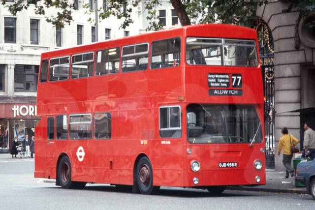 BUS PHOTO - London Transport DMS2456 OJD456R Daimler Fleetline B20 DMS ...