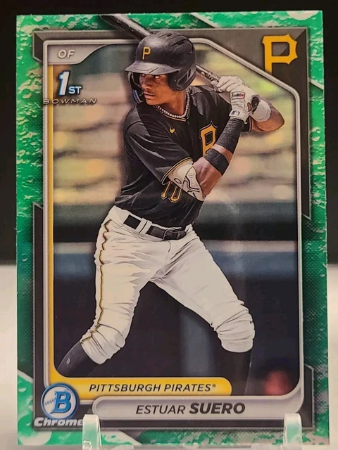 2024 BOWMAN ESTUAR sérum réfracteur lueur lunaire #BCP-63 1er Bowman RC ...