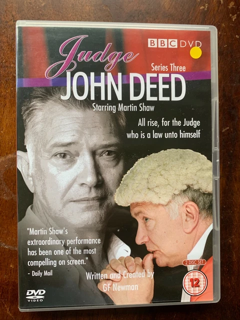 JUDGE JOHN DEED Staffel 3 DVD BBC britisches Krimi-Drama TV-Serie mit ...