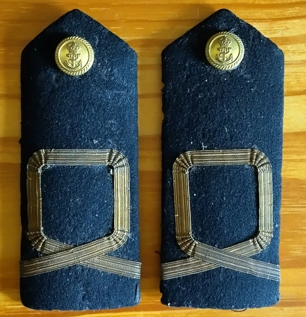 ROYAL NAVY VOLUNTEER Reserve(R.n.v.r.) Pair Of Sub Lieutenant Epaulette ...