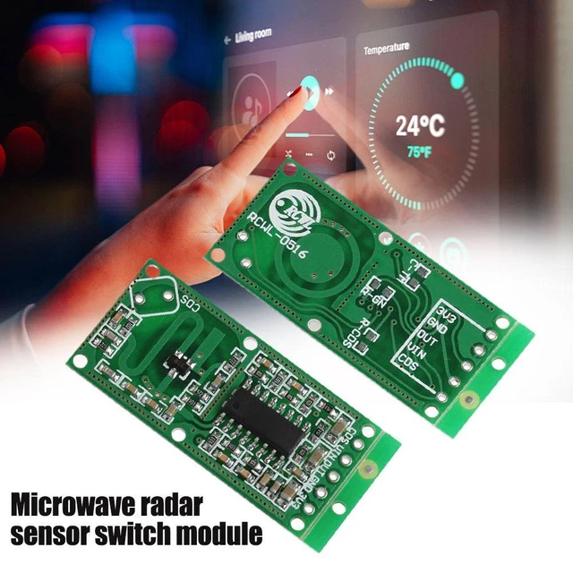 RCWL-0516 MICROWAVE RADAR Sensor Module Human Body Induction Module ...