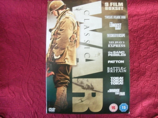CLASSIC WAR COLLECTION (DVD, 9-Disc Box Set) . FREE UK P+P ...