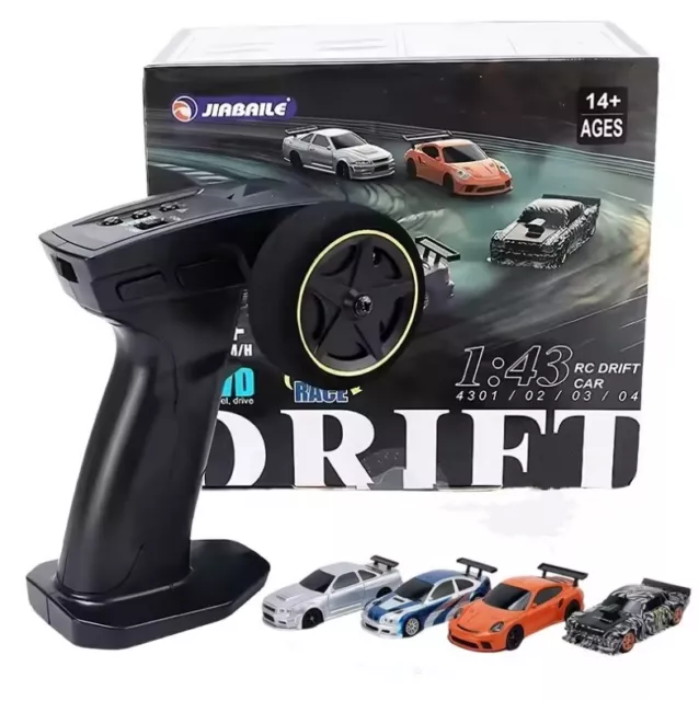 ORIGINAL MINI RACING Car 2.4G RC Drift Car 1/43 4WD Remote Control Car ...