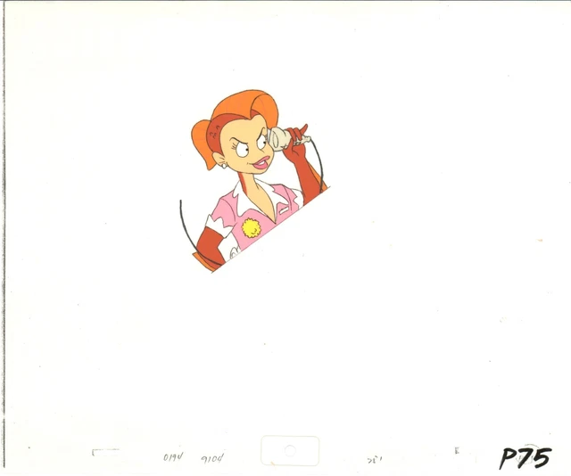 FISH POLICE ORIGINAL Production Animation Cel N Drawing Hanna-Barbera ...