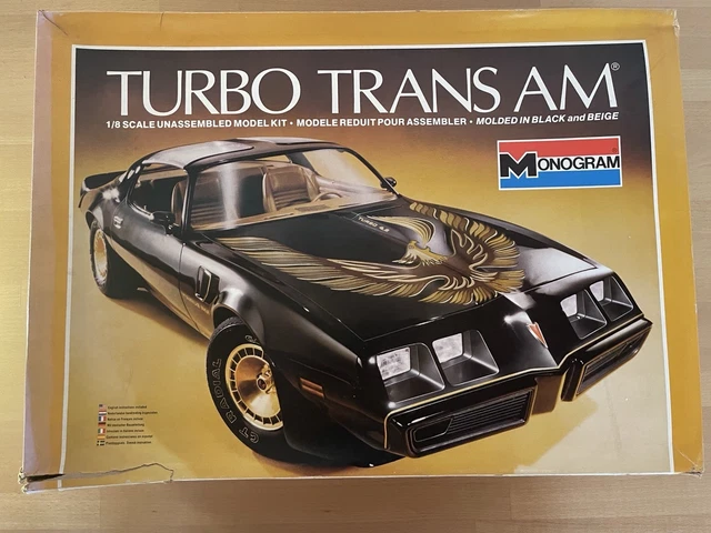 MONOGRAM 1980 PONTIACFIREBIRD Turbo Trans Am PlasticModel Kit 1:8 EUR ...