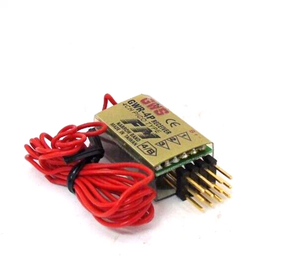 GWS GWR-4P RECEIVER 4 Channel Pico Type FM Rx Narrow Band 35MHz Boxed ...