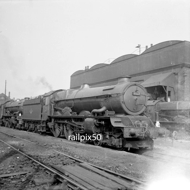 ORIGINAL LARGER RAILWAY NEGATIVE. Steam loco class B1. Mirfield L&Y ...