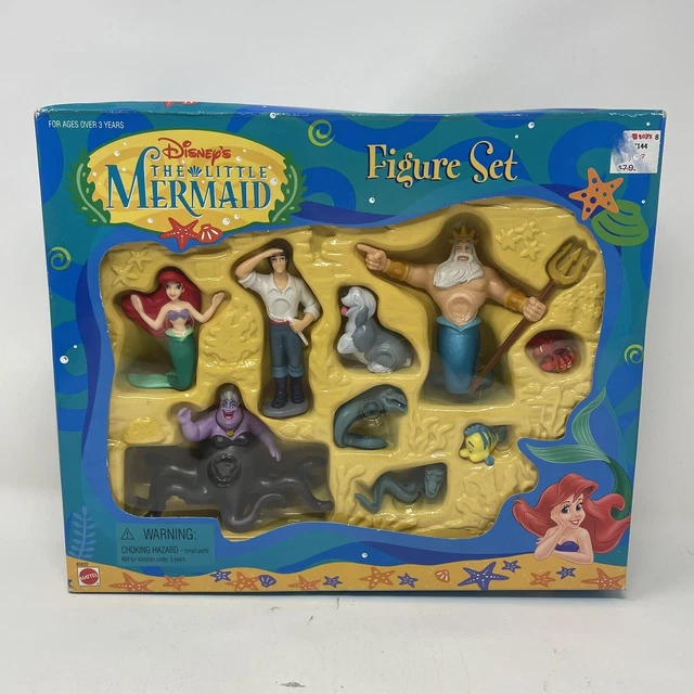 DISNEY'S THE LITTLE MERMAID Figure Set No. 65920 by Mattel, Ariel ...