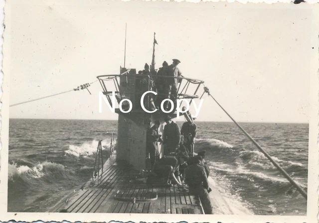 FOTO WK2 U-BOOT U278 - Feindfahrt Matrosen an Deck X208 EUR 57,90 ...