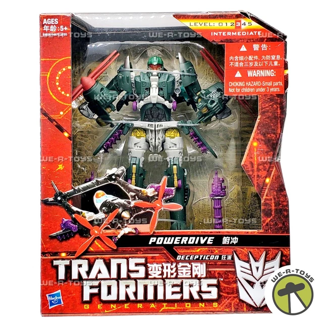 TRANSFORMERS GENERATIONS DECEPTICON Powerdive Action Figure 2011 Hasbro ...