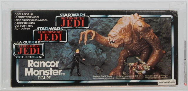 STAR WARS 1984 Vintage Palitoy Tri-Logo Rancor Monster MISB AFA U80 EUR ...
