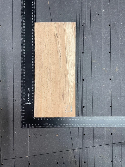 SPALTED BEECH TIMBER blank, wood offcut, for boxmaking, thick veneer ...