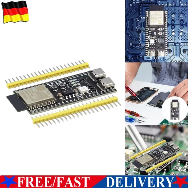 ESP32/ ESP32-S3/ESP32-C3 ENTWICKLUNGSBOARD Dual Typ-C (N16R8 nicht verschweißt) EUR 9,07 ...