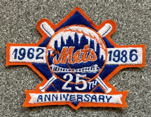 1986 NEW YORK Mets 25TH An Anniversaire MLB Baseball 3.5 " Souvenir ...