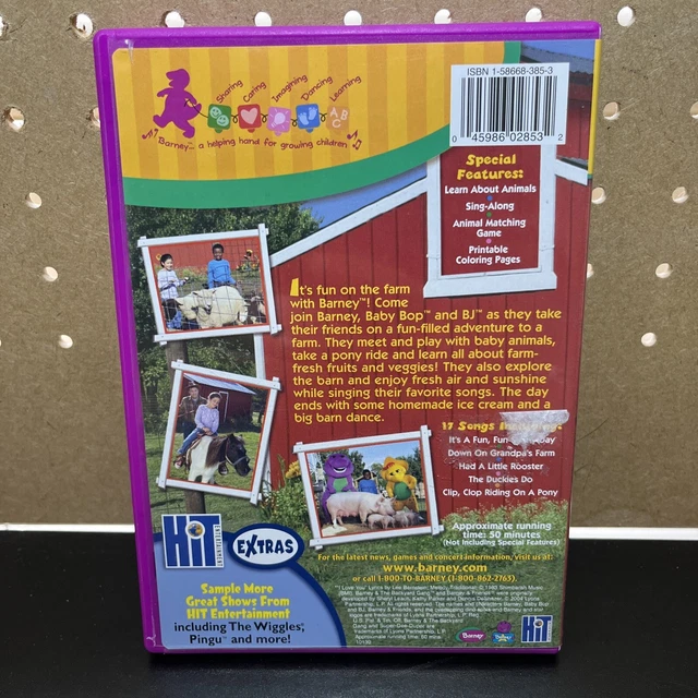BARNEY - LETS Go to the Farm (DVD, 2004) 📀 $4.95 - PicClick