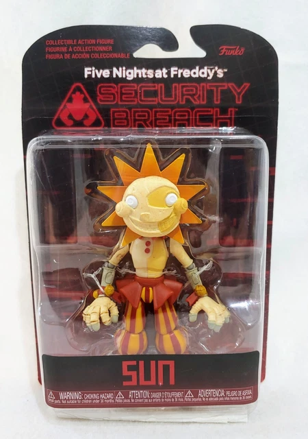 FUNKO FIVE NIGHTS at Freddy's FNAF Security Breach SUN Action Figure ...