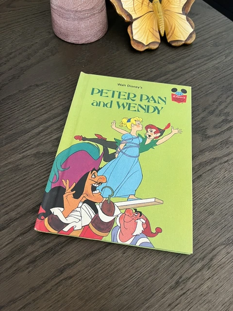 VINTAGE 1981 WALT Disney's Peter Pan And Wendy Hardcover Book Random ...