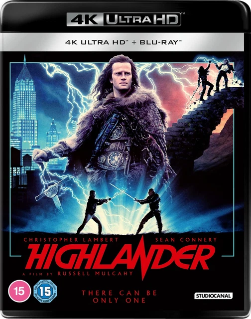 HIGHLANDER 4K UHD (4K UHD Blu-ray) Christopher Malcolm James Cosmo Alan ...