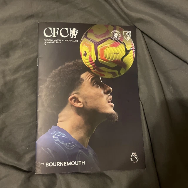 OFFICIAL MATCHDAY CHELSEA Vs AFC Bournemouth £2.00 - PicClick UK