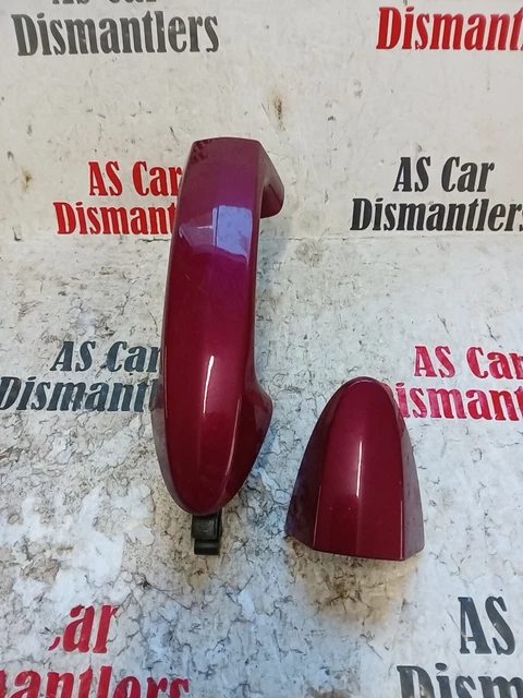 FORD FIESTA MK7 exterior door handle Passenger Hot Magenta Bf27 #p3 £14 ...