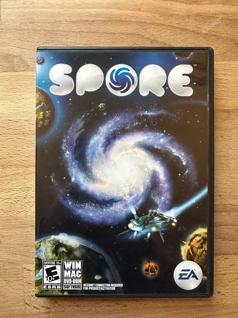 SPORE PC GAME WIN/MAC DVD-ROM 2008 Disc with Manual Excellent EUR 2,76 ...