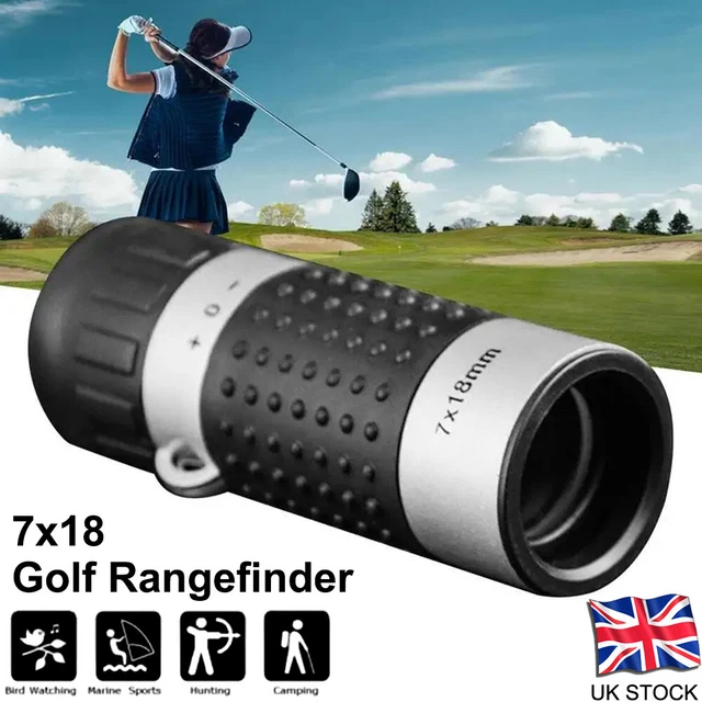 7X18 GOLF MONOCULAR Rangefinder Distance Meter Finder Binocular Pocket Scope Hot £8.99 - PicClick UK