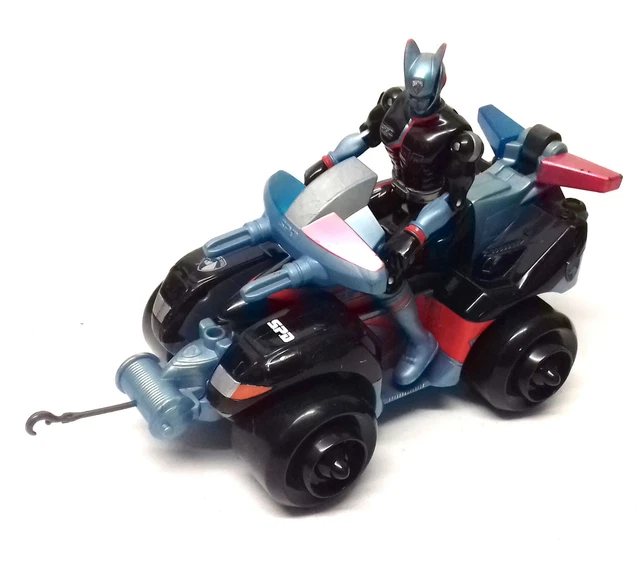 MIGHTY MORPHIN POWER RANGERS SPD Space Police QUAD BIKE & 5" toy action ...