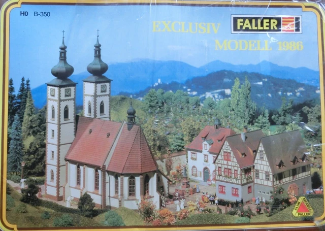 FALLER H0 B-350 Großer Klosterhof Exclusiv-Modell 1986 NEU / OVP EUR ...