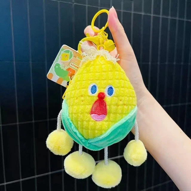 CARTOON VEGETABLE PLUSH Toy With Pullstring Earphone Case For Kids Gift ...