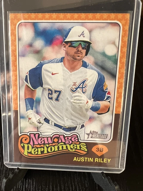 AUSTIN RILEY 2024 Topps Heritage New Age Performers #NAP-18 Atlanta ...