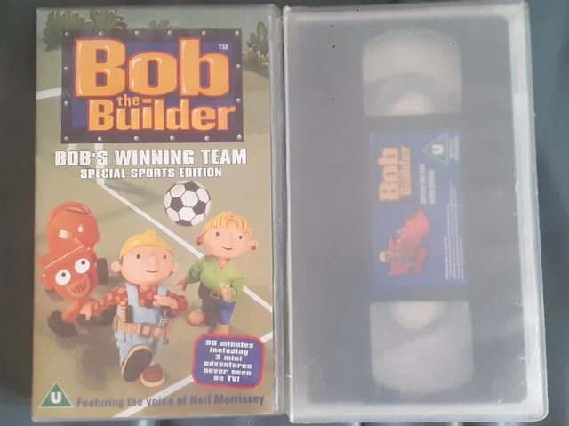 BOB THE BUILDER: Bob's Winning Team + Buffalo Bob VHS Video Cassettes £ ...