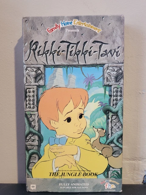 RIKKI TIKKI TAVI The Jungle Book VHS Fully Animated See All Photos £7. ...