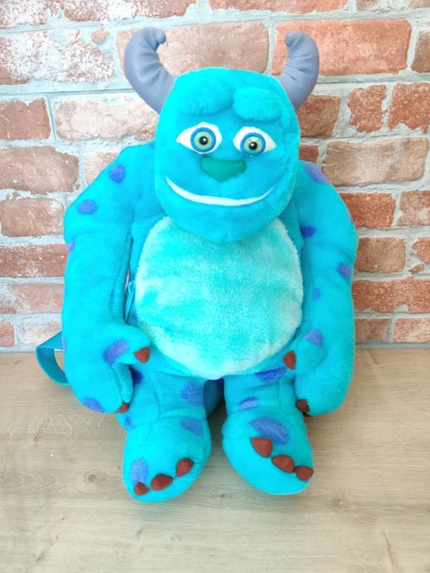 DISNEY PIXAR MONSTERS Inc Sully Large Sulley Plush Toy Backpack Bag ...