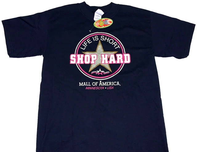 RARE! VINTAGE 1990S Mall of America Minnesota USA Shop Hard T-Shirt New ...
