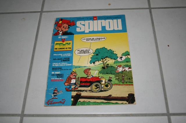 MAGAZINE SPIROU 1941 de 1975 francis ford t supplement felix tillieux EUR 1,20 - PicClick FR