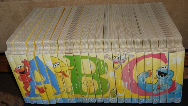 SESAME STREET ALPHABET BOARD BOOKS ABC Interlocking Puzzle Missing ...